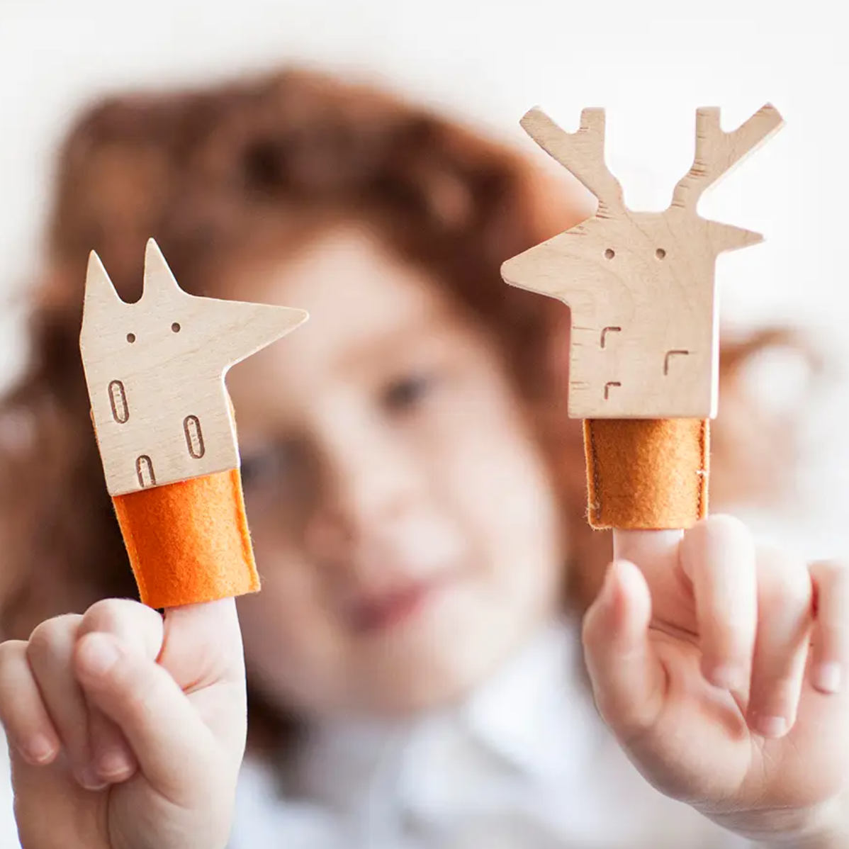 Deer · Finger Puppet · One Finger – Rainbow Sprout Baby Company